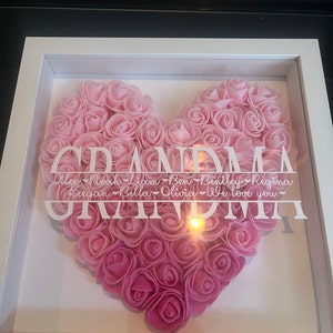 Custom Shadow Boxes With Name Nursery Decor Name Decor Birthday Gifts ...