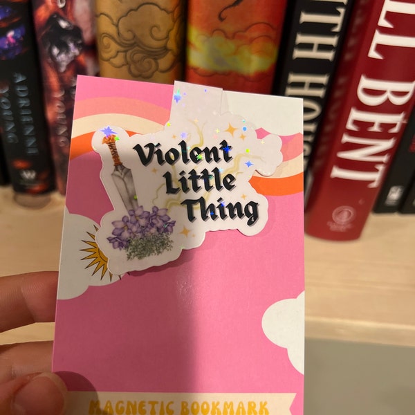 Violent Little Thing Holographic Magnetic Bookmark - Etsy