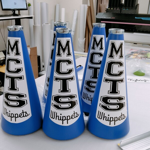 CUSTOM ORDER - Custom Digital SVG Files for Megaphone Letters - Letters ...