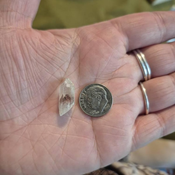 Tangerine Quartz - Quartz Crystal - Orange Quartz - Hematite Quartz ...