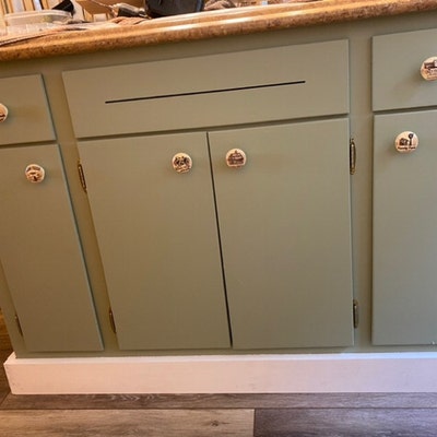 Farmhouse Cabinet Knobs, Drawer Knobs and Pulls, Set of 8 Vintage Farmhouse Cabinet Knobs ...