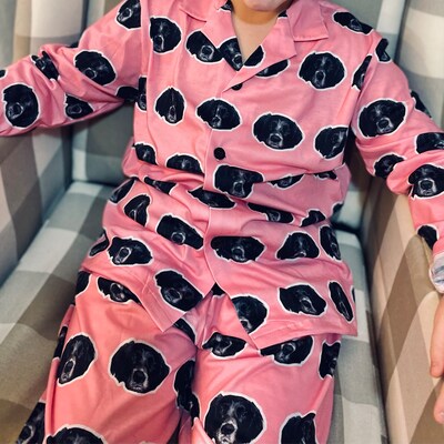 Custom Pajamas, Matching Pet Owner Set, Personalized Photo Pajama Set ...