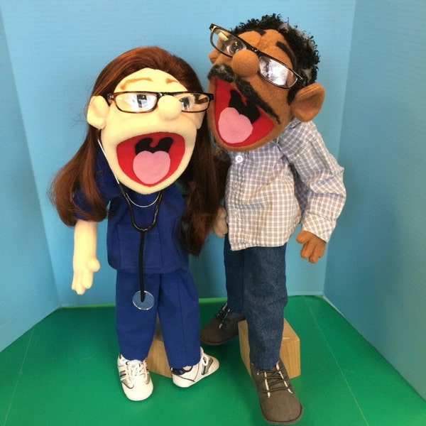 A Wedding Couple Custom Made Look Alike Portrait Muppet Puppet Great ...