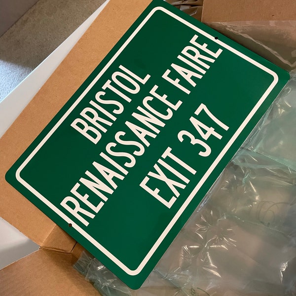 Personalized Highway Distance Sign To: Custom Location, Great Unique ...