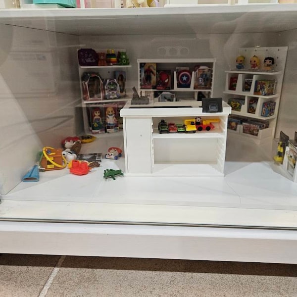Mini Brands Double Toy Grocery Store Shelf for Mini Brands 5 Surprise ...
