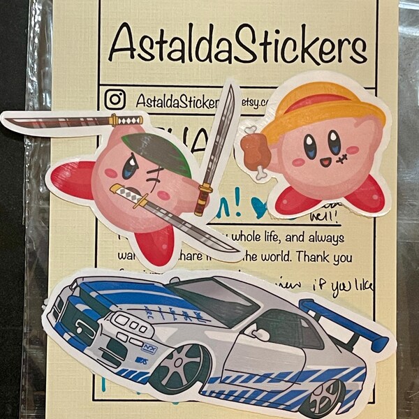 Jujutsu Kaisen JJK Kirby Stickers - Etsy