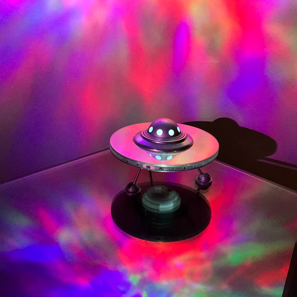 Retro Spacecraft Night Light - Etsy