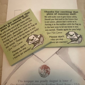 Goodbye Postal Retirement Announcement Lakeside Scene Mail Carrier ...