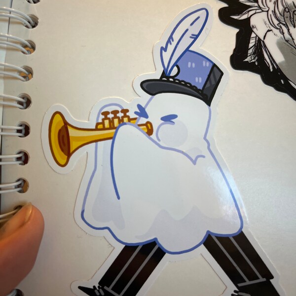 Ghost Marching Band Waterproof Stickers! - Etsy