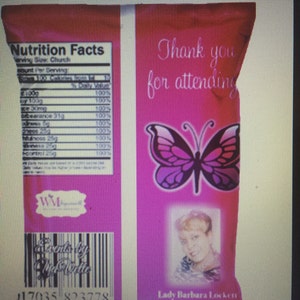 Retirement Nutrition Facts Label: for Custom Chip /treat Bags /candy ...