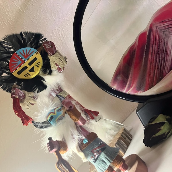 Museum Quality Traditional Hopi Chasing Star (nangasohh) Kachina/made ...