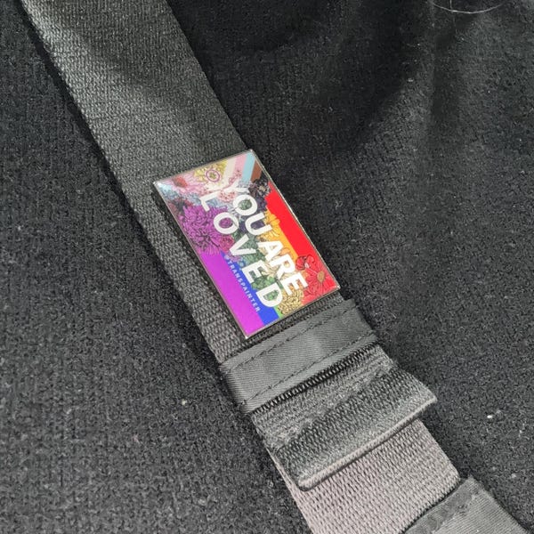 You Are Loved Poster LGBTQ Progress Pride Flag Poster LGBTQ Support ...