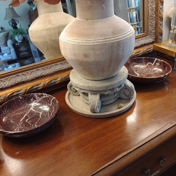 Natural Marble Vase, Solid Stone, Flower Vase, White Vase, Wedding Vase ...