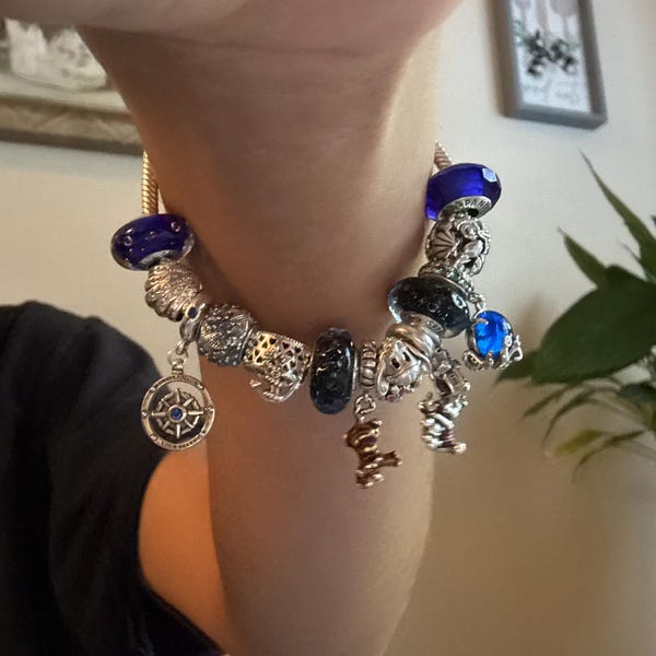 Dracula Vampire Dangle Charm Fits Pandora Bracelet/gift for Her/jewelry ...