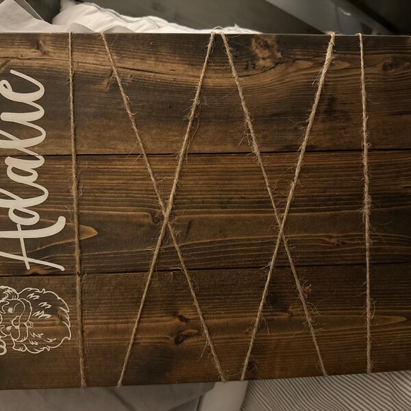 Rustic Reclaimed Wood Sign: Hand Painted Turquoise 'enjoy the Little ...