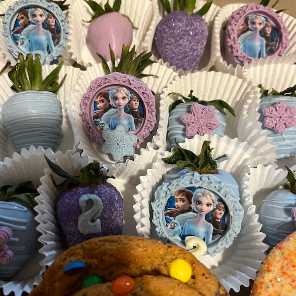 Valentines Day Themed Custom Edible Cookie & Cupcake Topper | Frosting ...