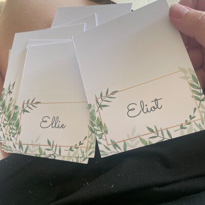 Personalised Guest Menu in Minimalist Design BT107 Menu Place Card - Etsy