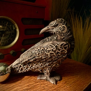 Ratatoskr Red Squirrel Wooden Squirrel Viking Squirrel - Etsy