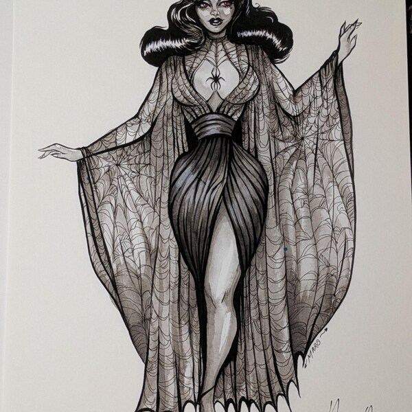 Duality Latex Devil and Angel Pin-up 11x14 Poster Art Print by Megan ...