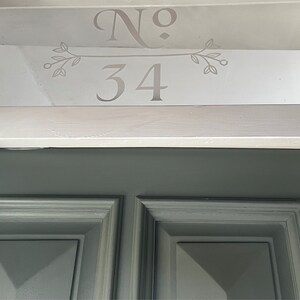 House Number Custom Glass Etch Effect Vinyl Window Sticker Decal - Etsy