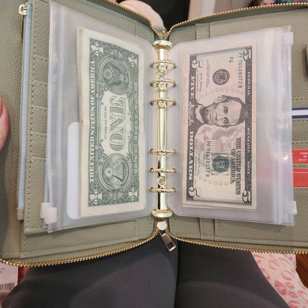 A6 Binder Budget Wallet A6 Zippered Binder Budget Binder Budget Wallet ...