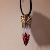 FFXIV Inspired Crystal Necklace, Final Fantasy XIV, FF14 Pendant ...