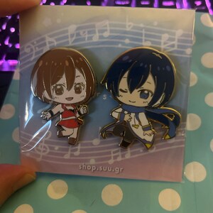 Virtual Vocalist Kaito Hard Enamel Pin - Etsy