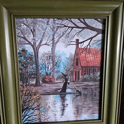 Witch's Story 8x10 Halloween Witch Black Cat Ryta Print of Original by ...