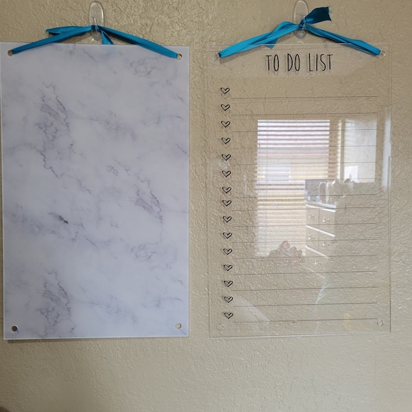 Acrylic to Do List for Wall || Dry Erase Board Clear Acrylic Calendar ...
