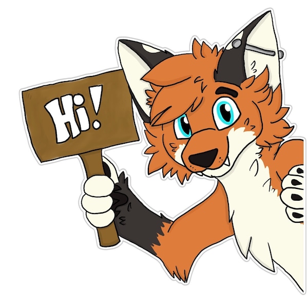 Scared Sticker YCH -10 Slots - Etsy