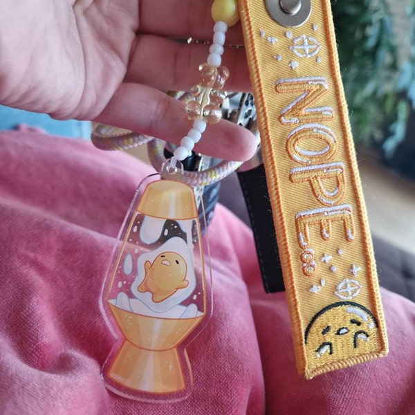 Lava Lamp Keychains Acrylic Keychain Waterproof Retro Nostalgia Happy ...