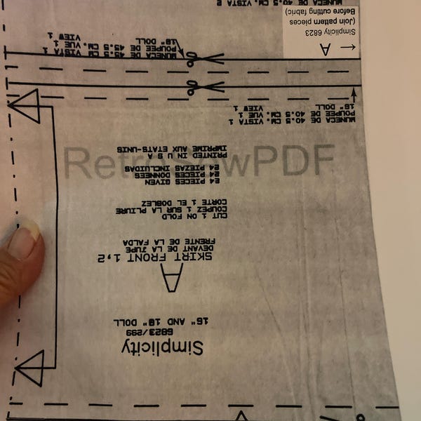 Butterick 5752 - PDF Pattern - Etsy