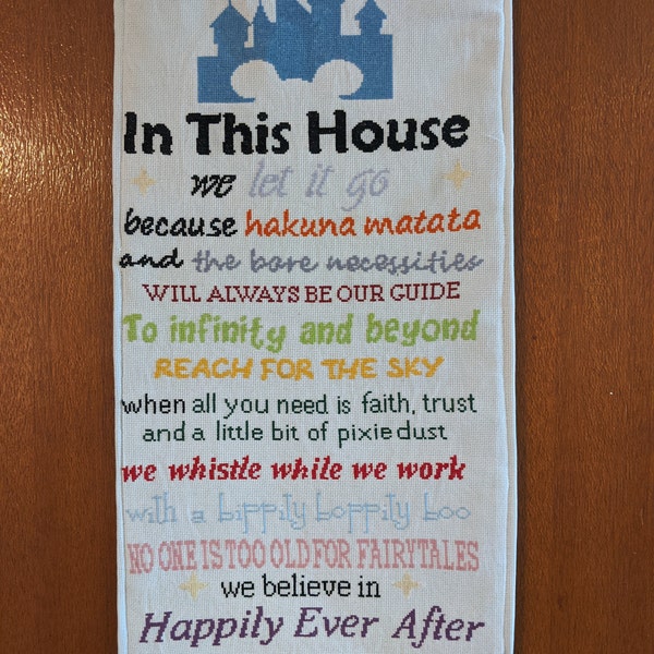 Grandparents House Rules Sign Cross Stitch Pattern, Gift for ...