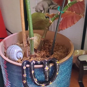 Clay Snake Flower Pot Decor, Houseplants , Polymer Clay, Potted Plants ...