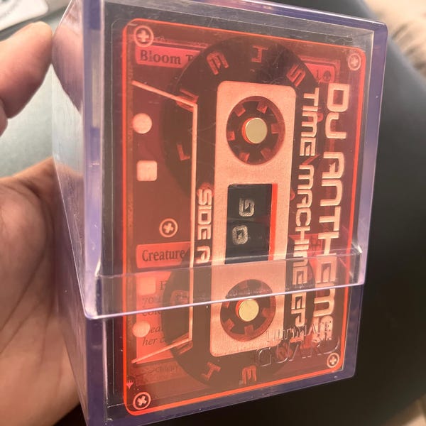 Sci Fi Magnetic Deck Box, 3D Printed Futuristic Card Storage, Commander ...