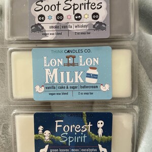 River Spirit Snap Bar Anime Inspired Snap Bar Hand Poured Vegan Wax ...