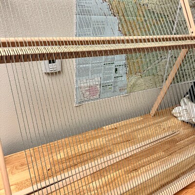 Huge Professional Weaving Loom Kit With Adjustable Stand 89 Cm X 87 Cm ...