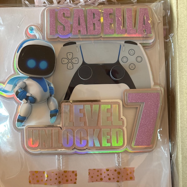 Astro Inspired 3D Birthday Cake Topper, Party Decorations, Unique ...