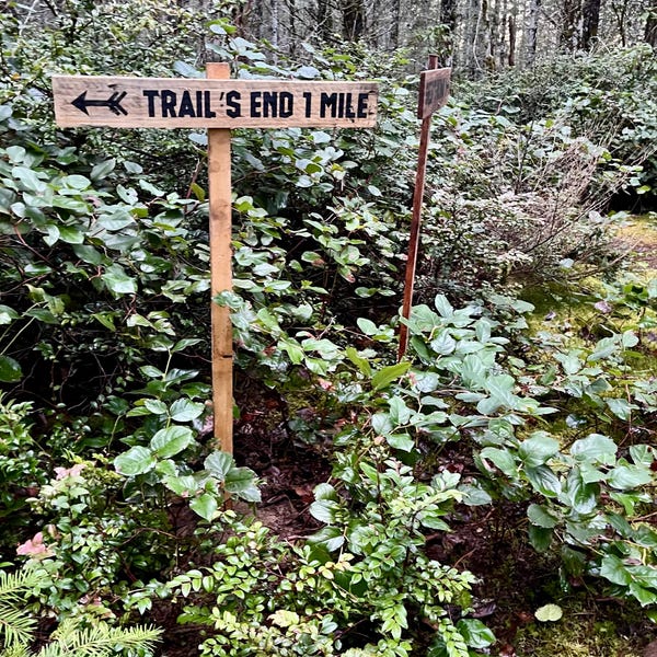 Custom Hiking Trail Signs on Reclaimed Pallet Boards | Personalized ...