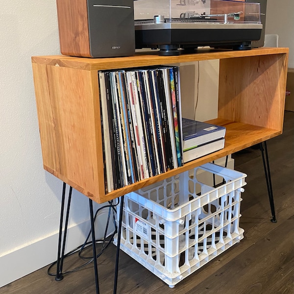 Customizable Record Cube Stand / Record Console / Record Player Stand ...