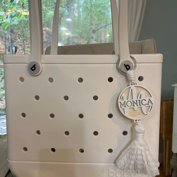 Bogg Bag Charm | Monogram Disc - Etsy