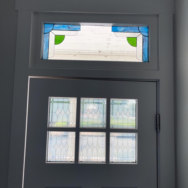 Stained Glass Rose Panel. - Etsy