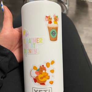 Greedy Gus Gus Transparent Sticker/ Cinderella Sketch Princess Sidekick ...