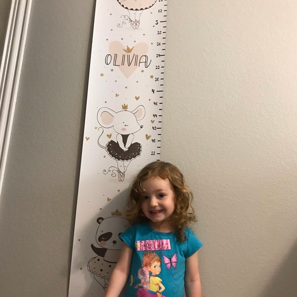 Ballet Height Chart for Girls, Ballerina Growth Chart, Ballet Style ...