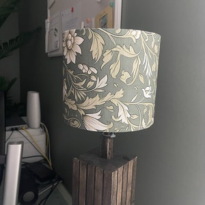 Colorful Floral Drum Lamp Shade, Pretty Printed Fabric Table Lampshade ...