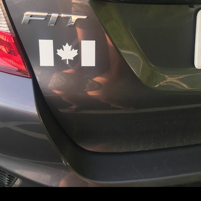 Canadian Flag Vinyl Decal Sticker Canada Maple Leaf - Etsy