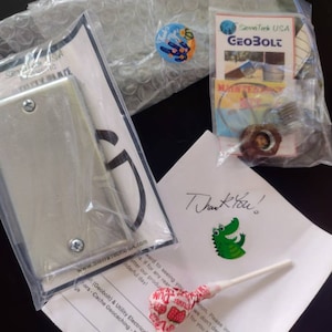 Evil Magnetic Bolt Micro Nano Cache Container Geocache Geocaching GPS ...