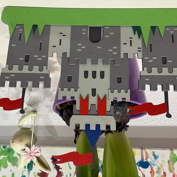 Medieval Castle SVG | Layered Medieval Castle Cutting File - Etsy