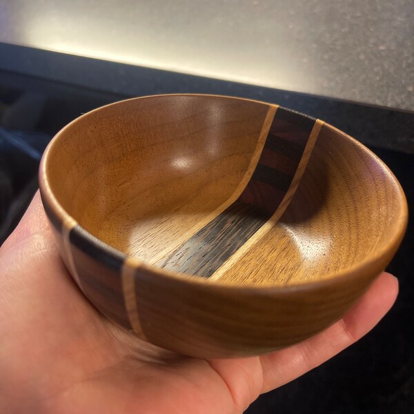 Woodturned Sapele Bowl - Etsy