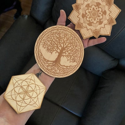 Tree of Life Grid Crystal Grid Altar Decoration - Etsy